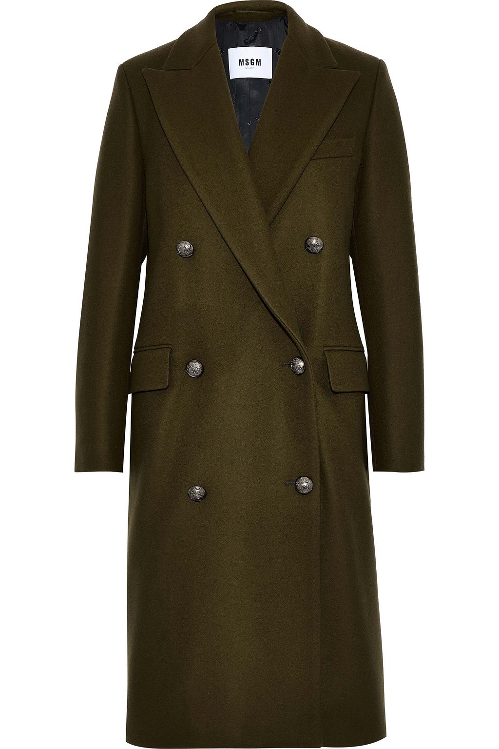 MSGM Double-breasted wool-blend coat | THE OUTNET