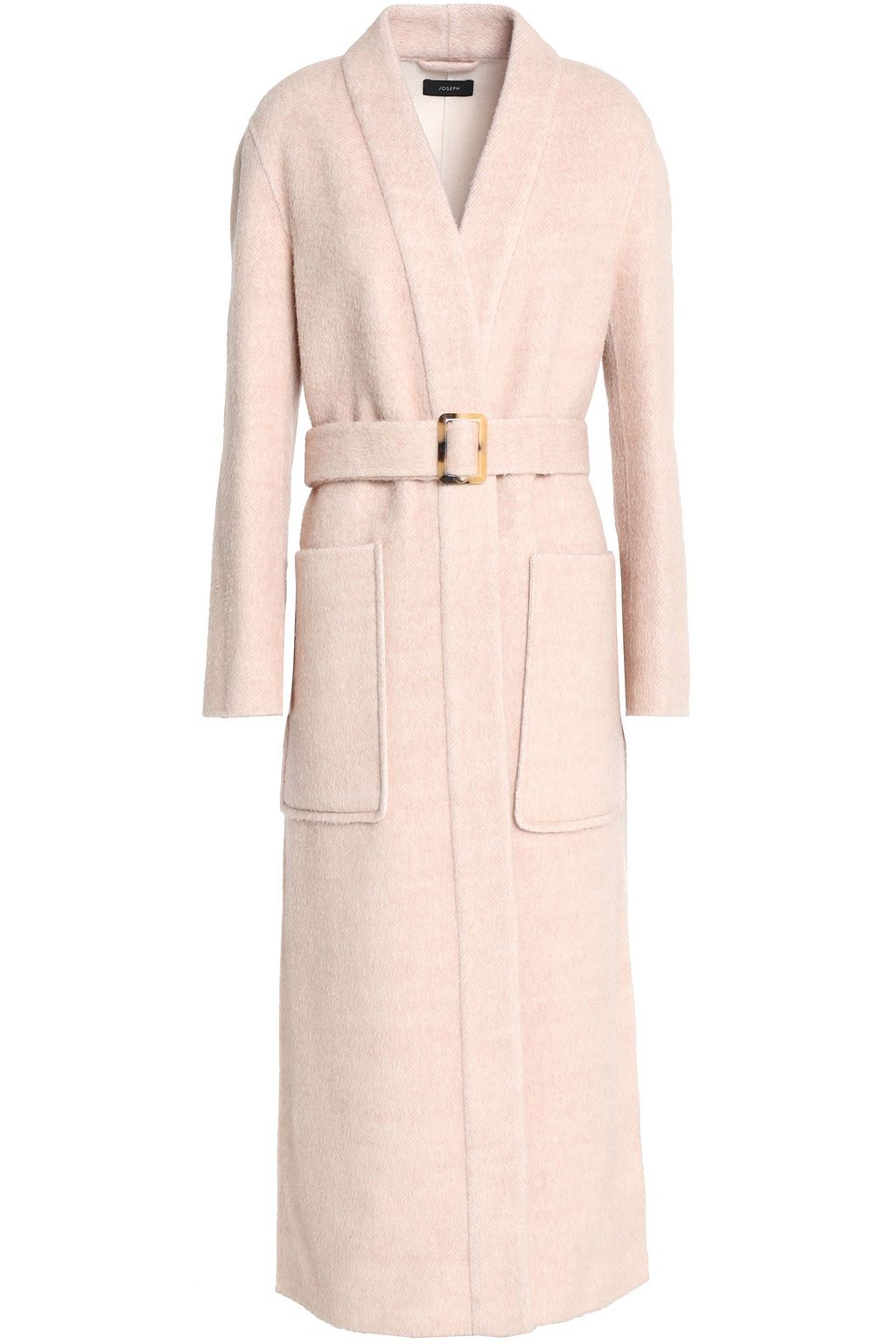 JOSEPH Belted wool-blend felt coat | THE OUTNET