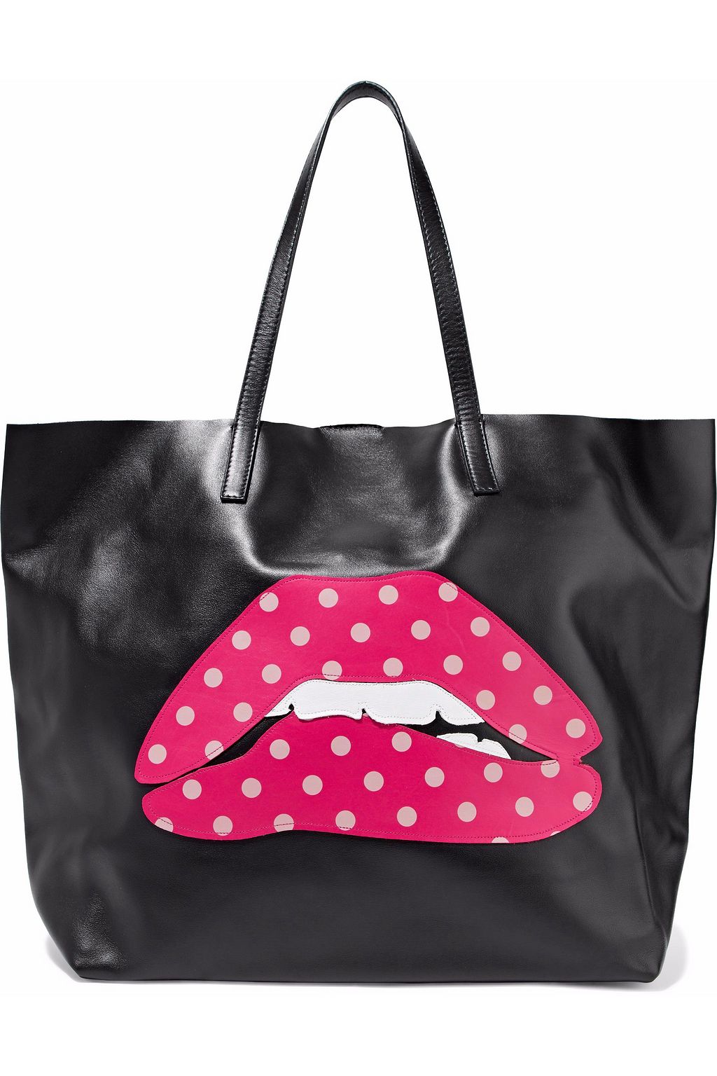 RED(V) Appliquéd leather tote | THE OUTNET
