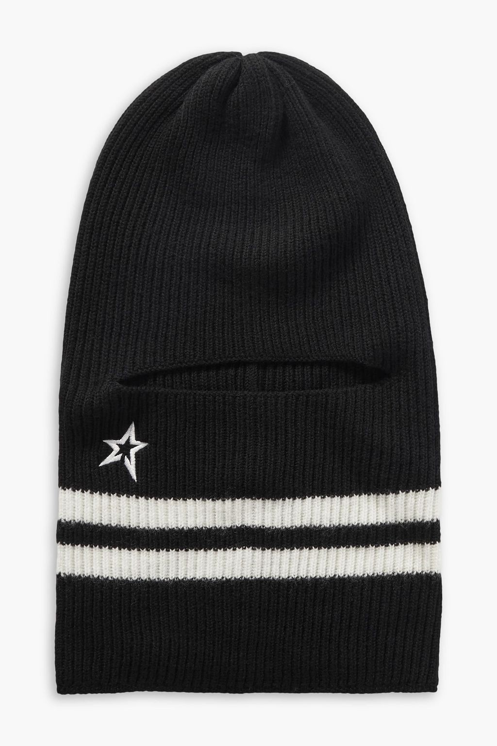 PERFECT MOMENT Embroidered striped merino wool-jacquard balaclava | 최대 ...