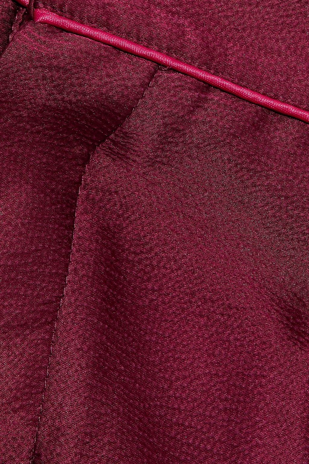 F.R.S. FOR RESTLESS SLEEPERS CEO cropped hammered-silk straight-leg ...