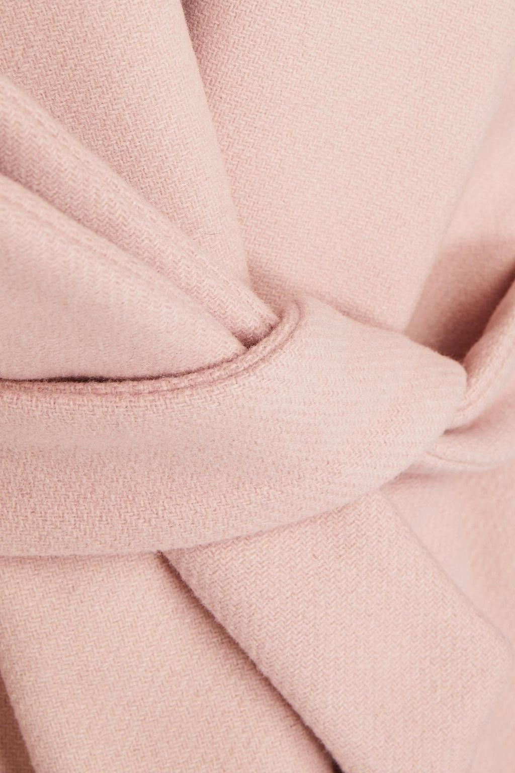 LOVE MOSCHINO Belted brushed wool-blend felt coat | THE OUTNET