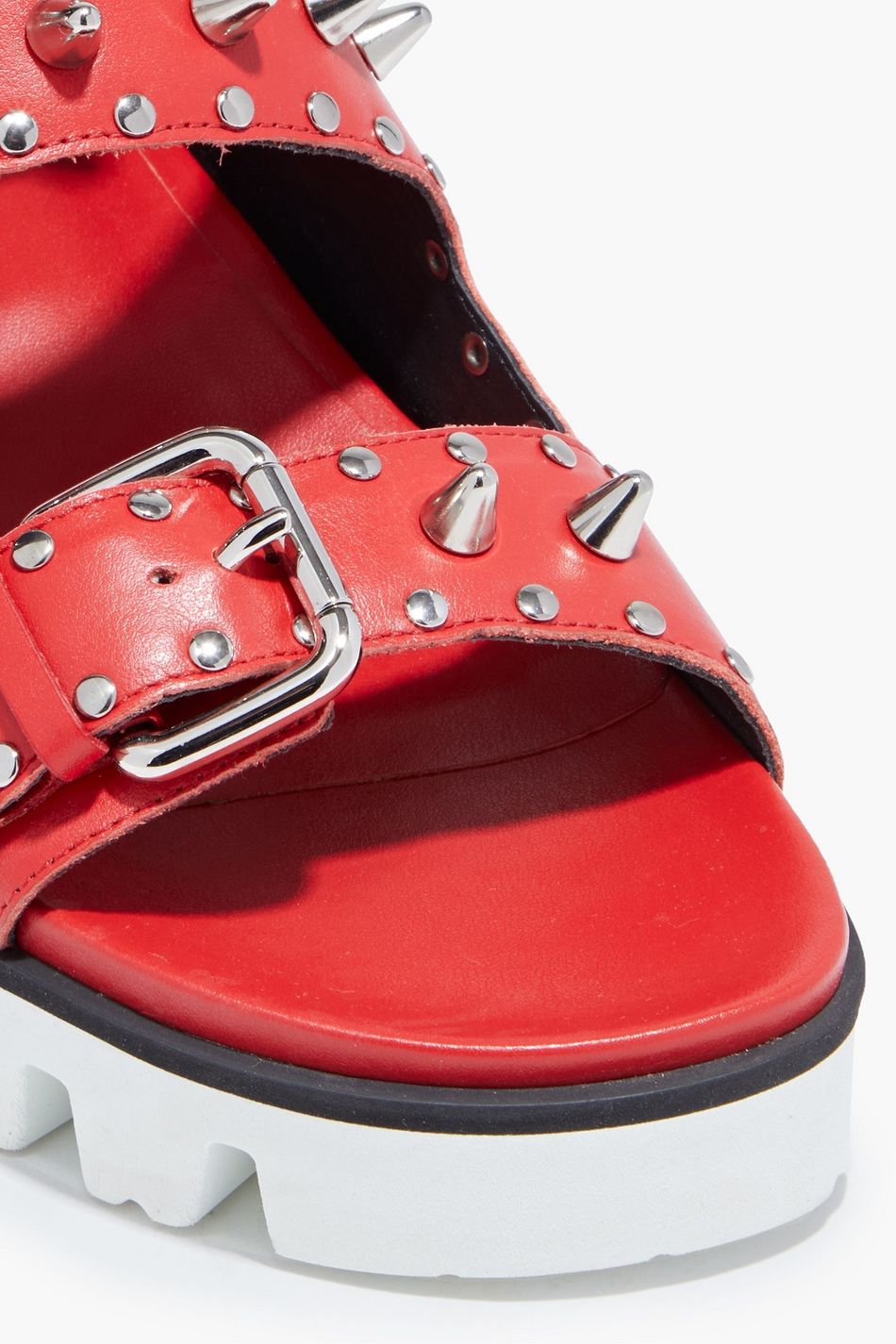 RED(V) Spiked leather sandals | THE OUTNET