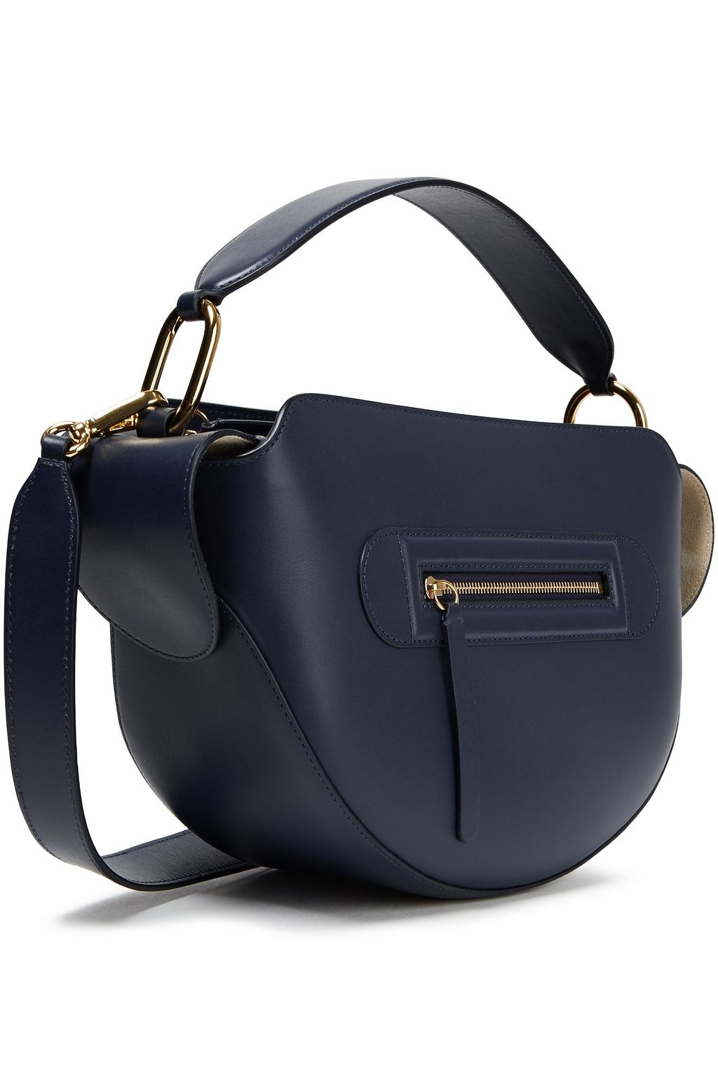 WANDLER Yara textured-leather shoulder bag | THE OUTNET