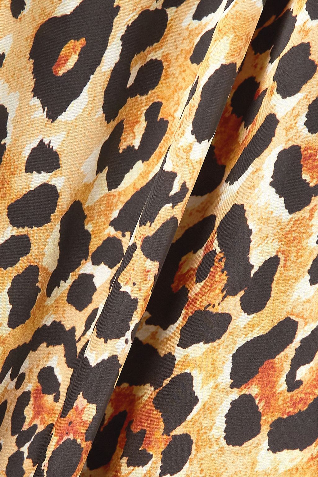 Rabanne Chain Embellished Leopard Print Satin Maxi Dress The Outnet