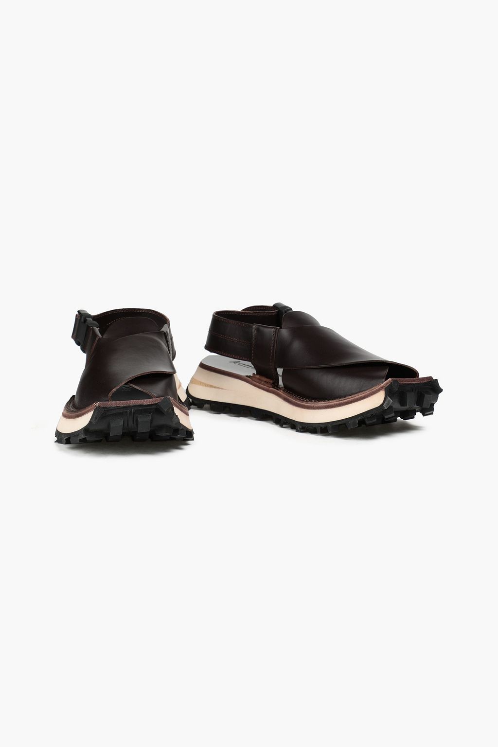 ACNE STUDIOS Leather sandals | THE OUTNET