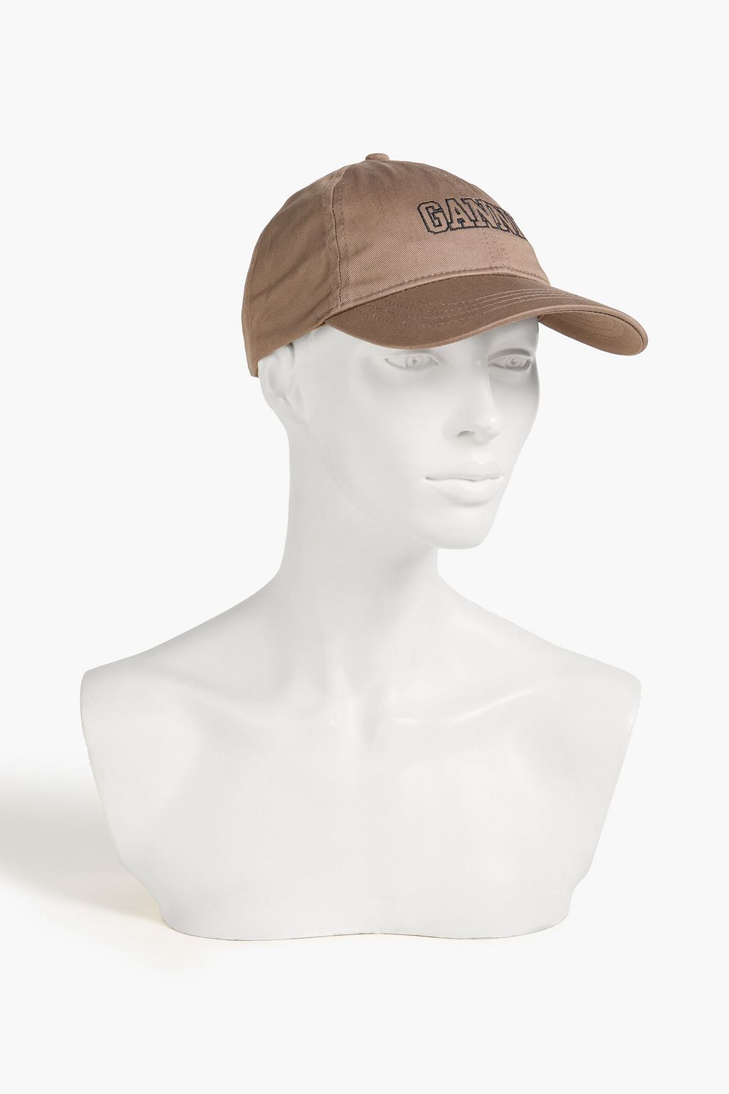 GANNI Embroidered twill baseball cap | THE OUTNET