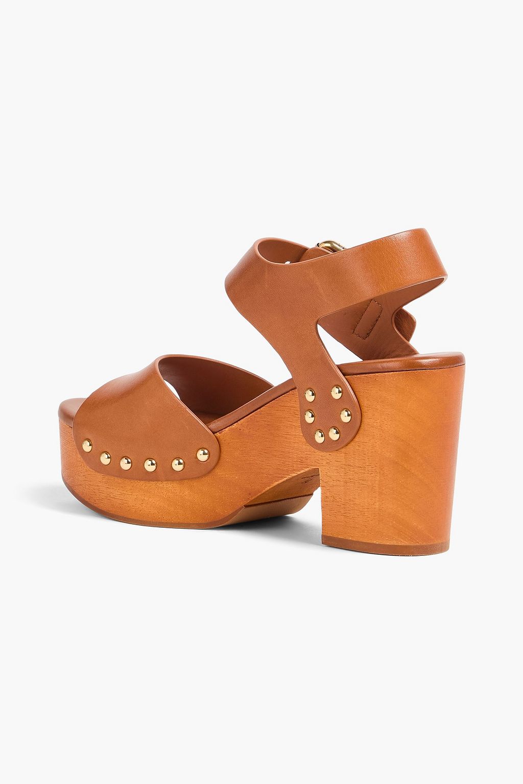 CHLOÉ Jeannete studded leather platform sandals | THE OUTNET