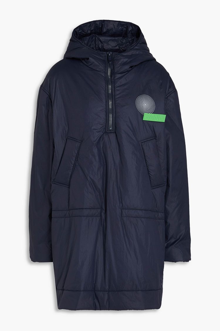 GANNI Shell hooded jacket | THE OUTNET