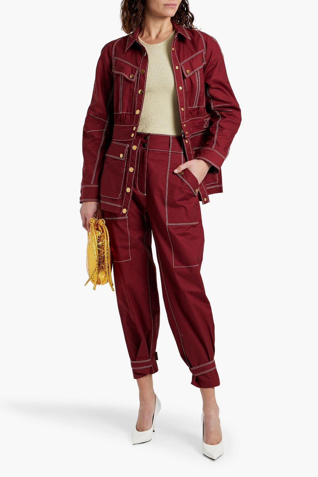 VERONICA BEARD Keswick cotton-blend twill jacket | THE OUTNET
