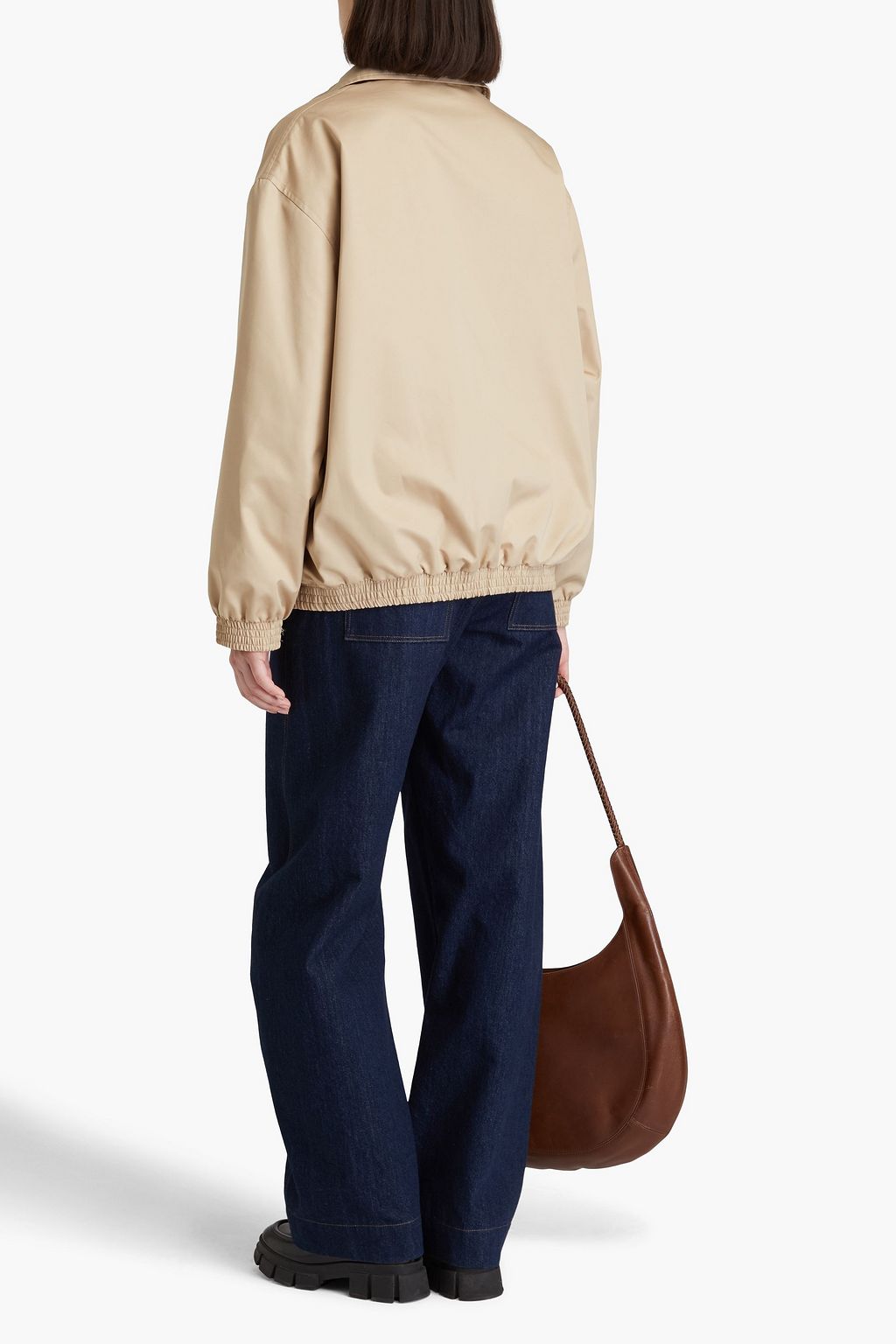 SANDRO Cotton-blend twill jacket | THE OUTNET