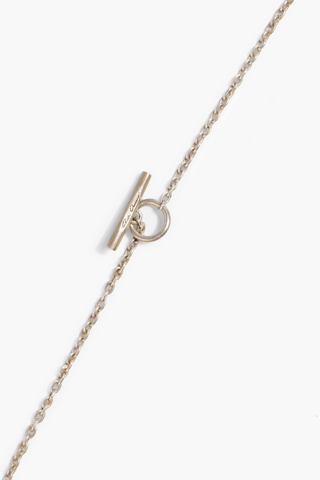 RICK OWENS Silver stone necklace | THE OUTNET