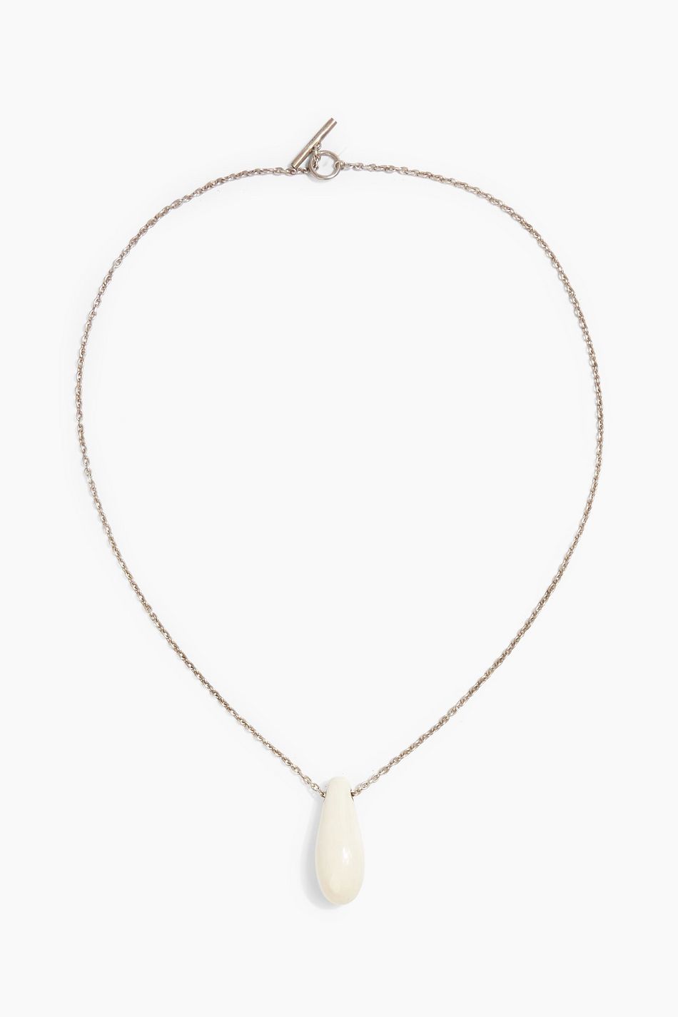 RICK OWENS Silver stone necklace | THE OUTNET