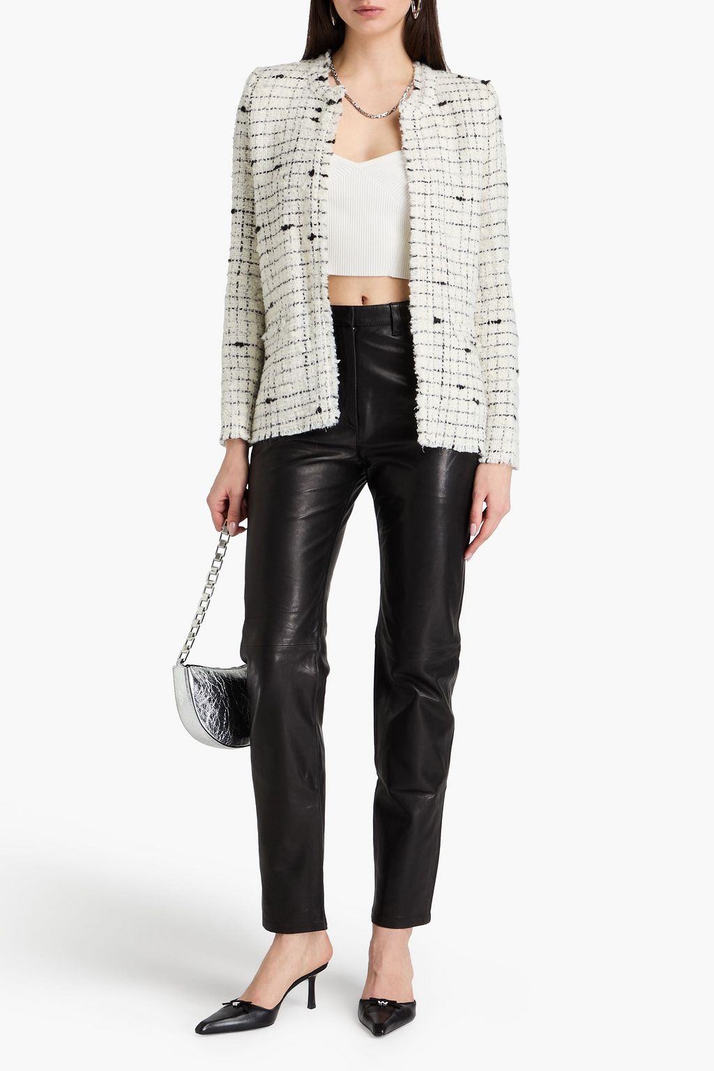 IRO Bouclé-tweed jacket | THE OUTNET