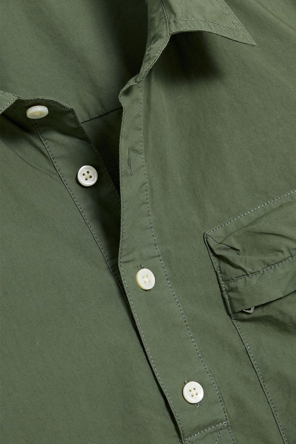 ALEX MILL Cotton-poplin polo shirt | THE OUTNET