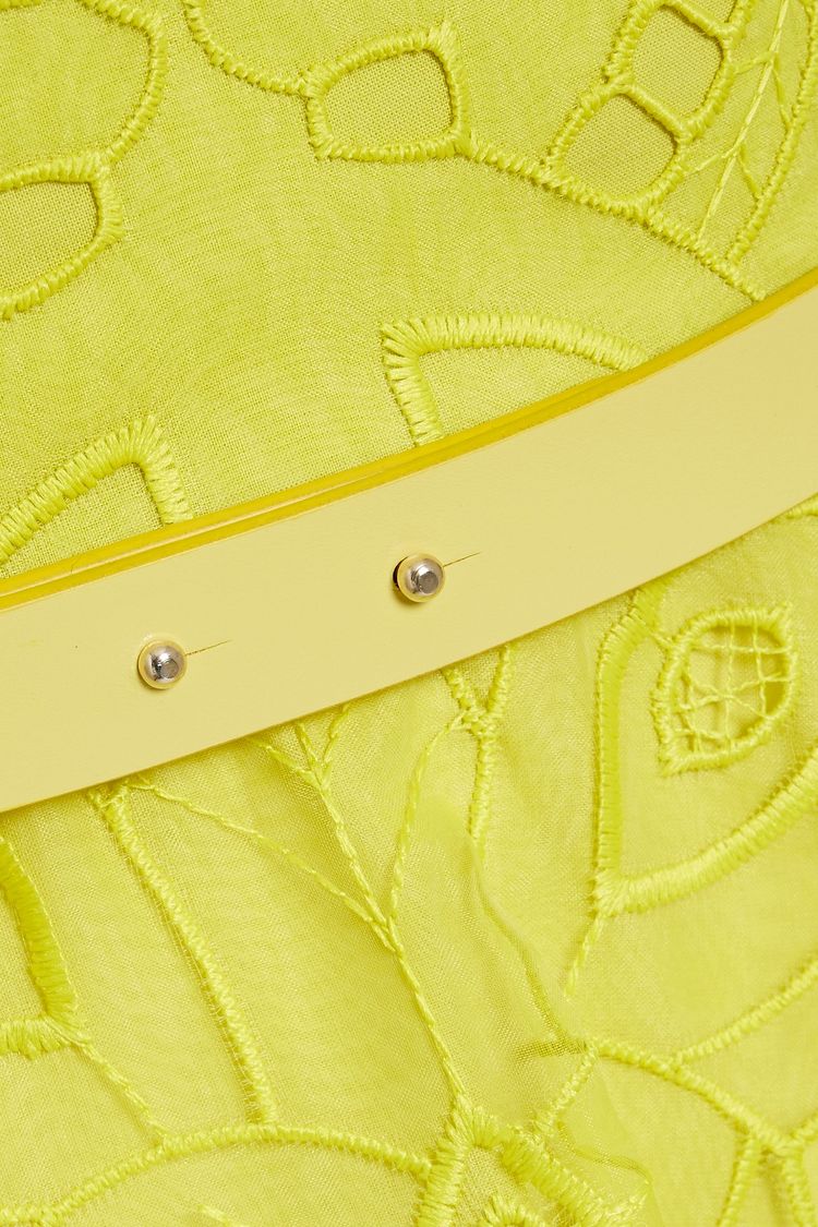 MAX MARA Stecca strapless broderie anglaise midi dress | THE OUTNET