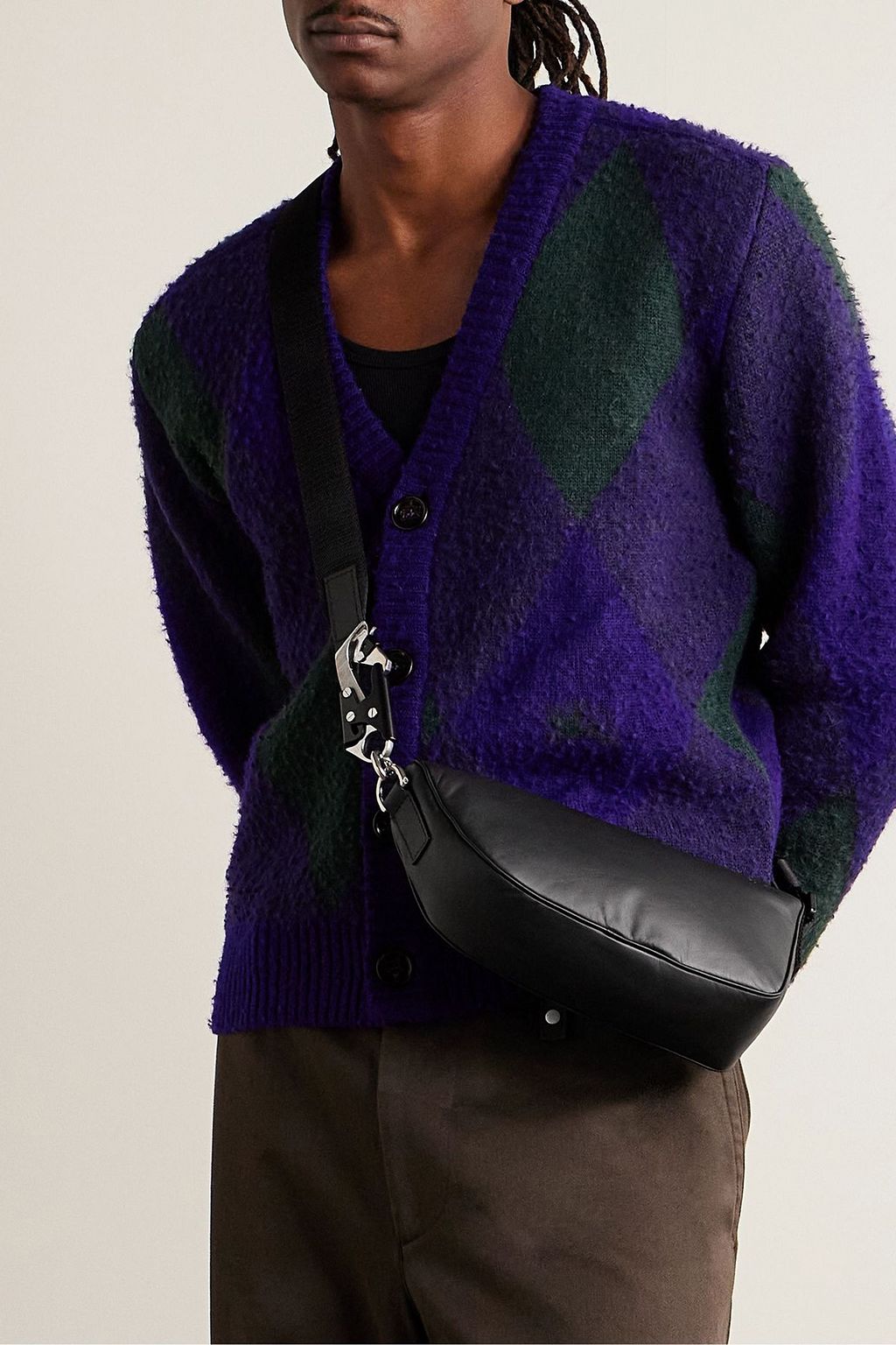 BURBERRY Padded leather messenger bag | THE OUTNET