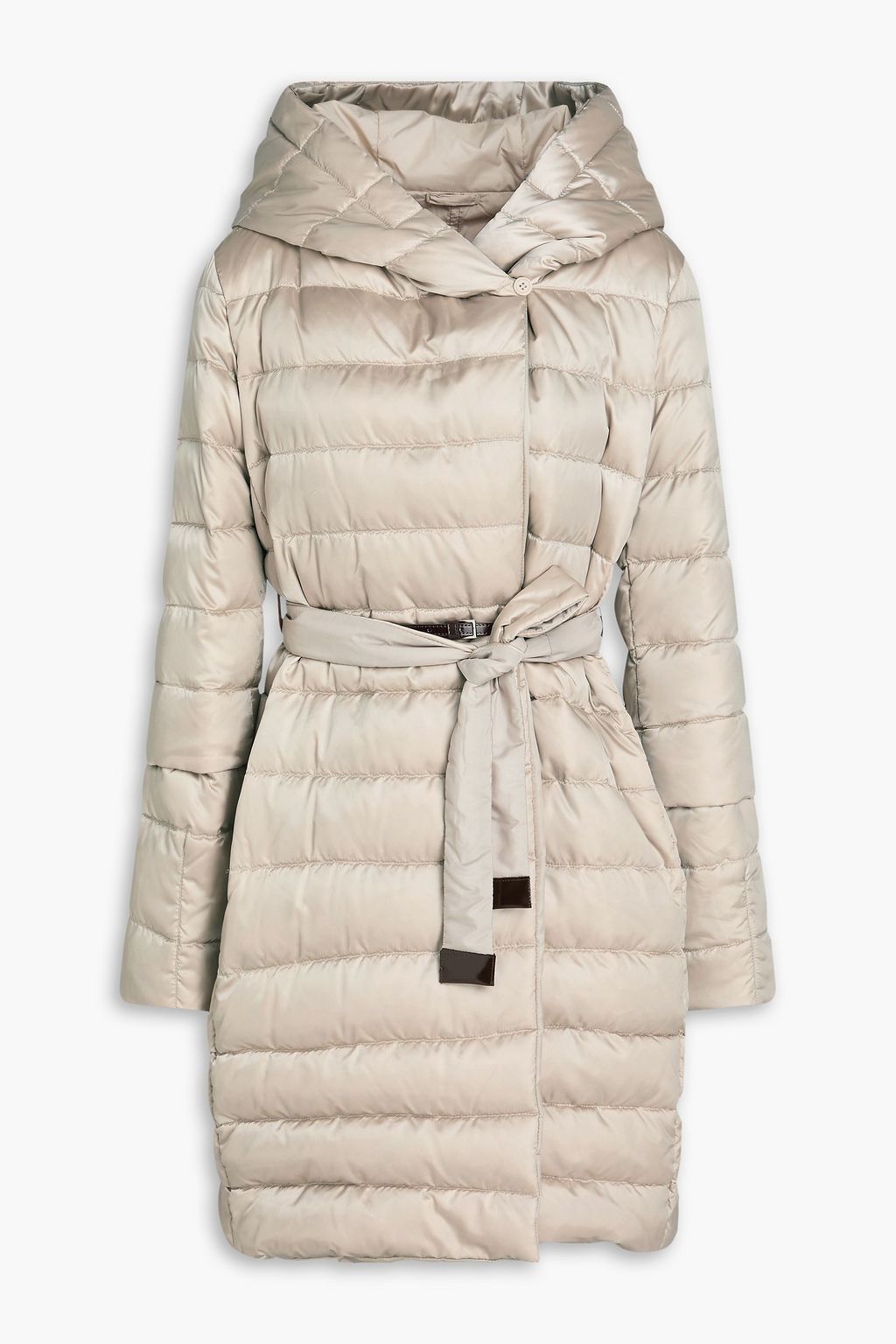 MAX MARA THE CUBE Novef Daunenmantel aus gestepptem Shell mit Kapuze ...