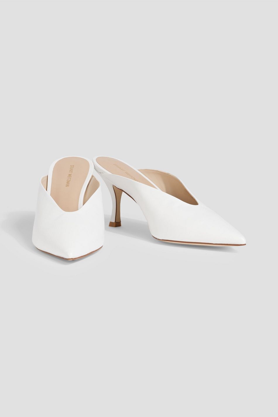 STUART WEITZMAN Lulah leather mules | THE OUTNET