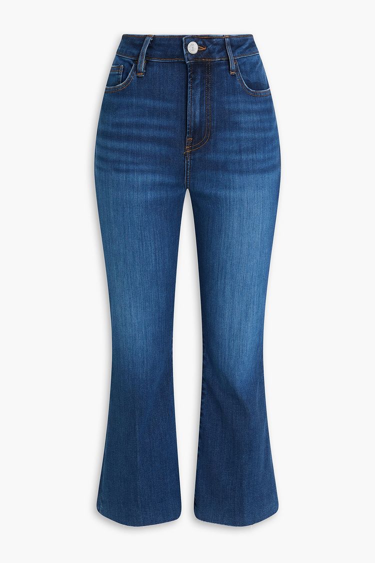 FRAME Le Crop Mini Boot cropped high-rise bootcut jeans | THE OUTNET