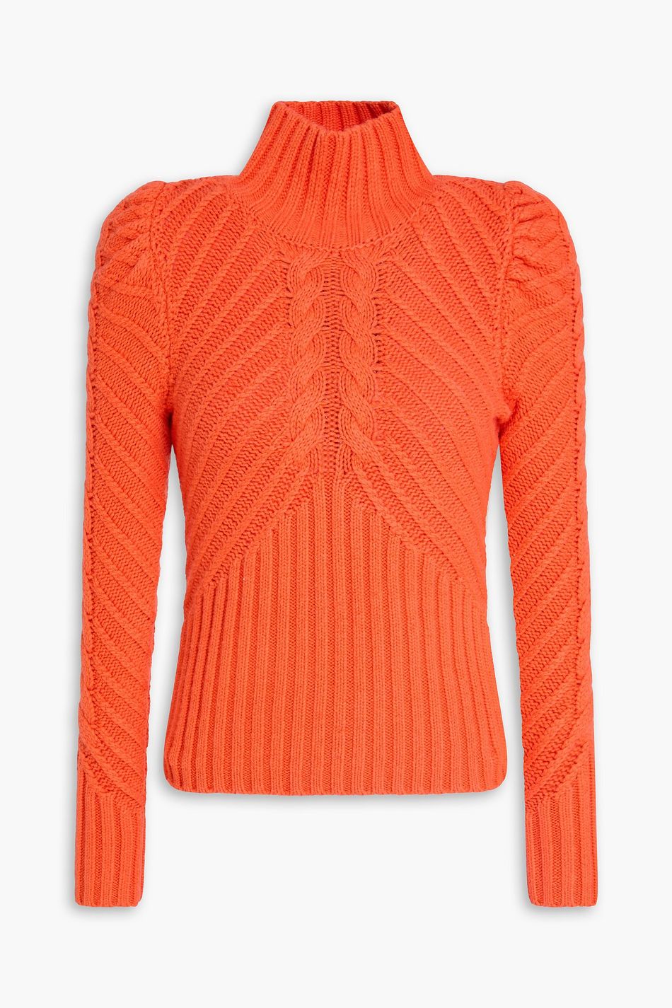 ZIMMERMANN Cable-knit wool-blend turtleneck sweater | THE OUTNET