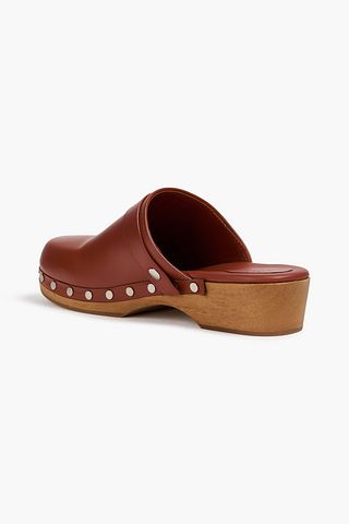 ISABEL MARANT Thalie studded leather clogs | THE OUTNET