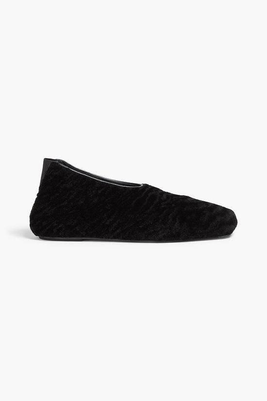 LOULOU STUDIO Sophie shearling ballet flats | THE OUTNET