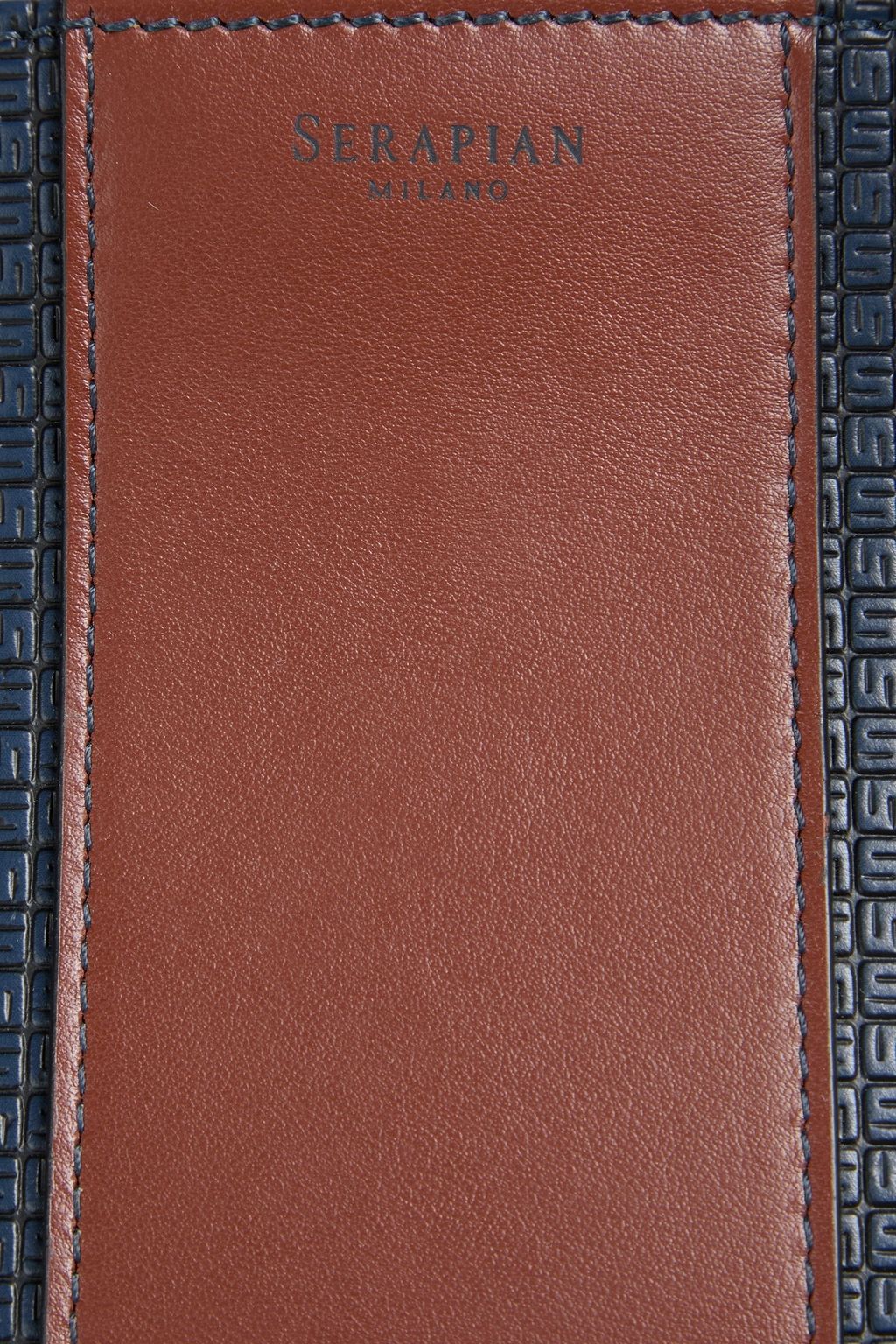 SERAPIAN Small Secret Stepan two-tone textured tote | THE OUTNET