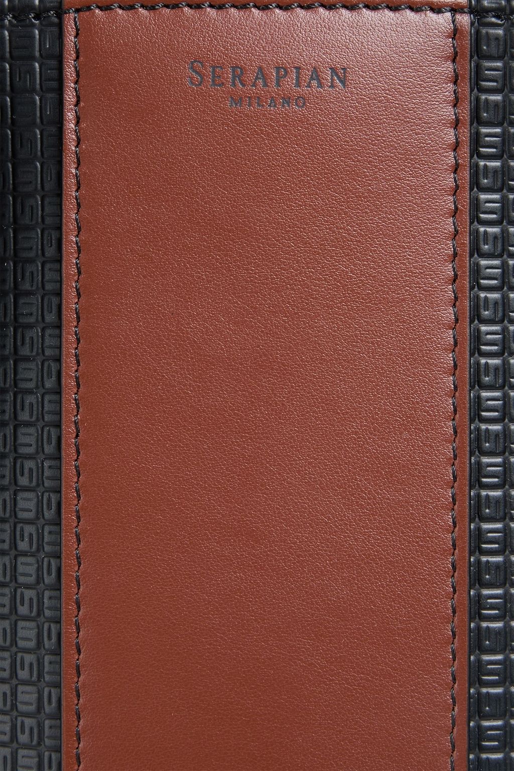 SERAPIAN Small Secret Stepan two-tone textured tote | THE OUTNET