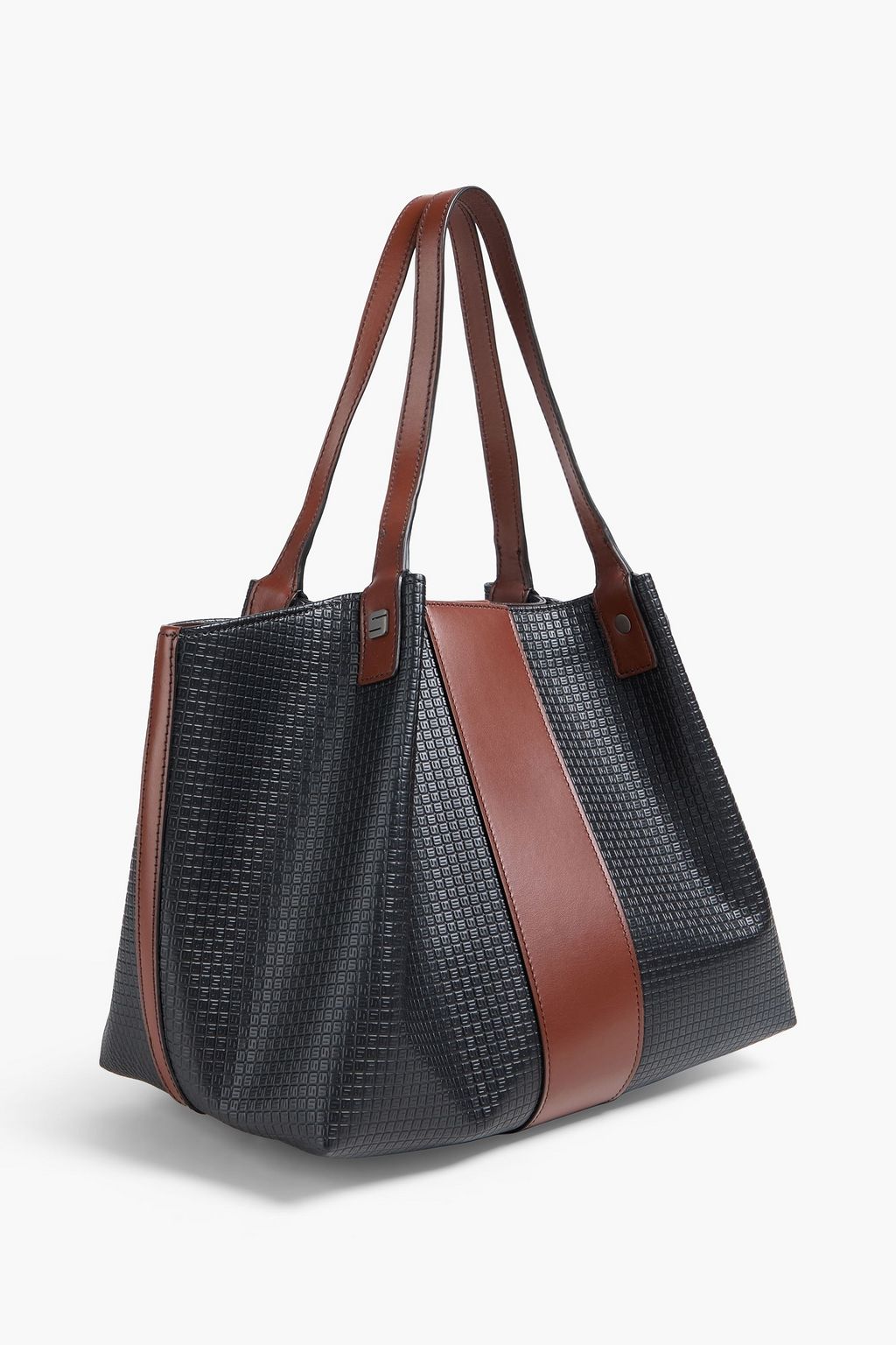 SERAPIAN Small Secret Stepan two-tone textured tote | THE OUTNET