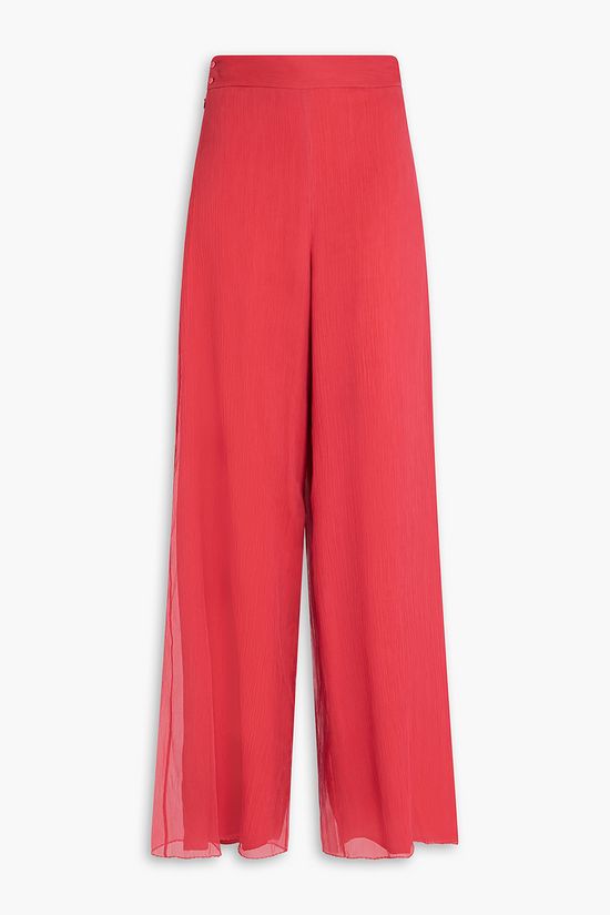 MAX MARA Judit silk-crepon wide-leg pants | THE OUTNET