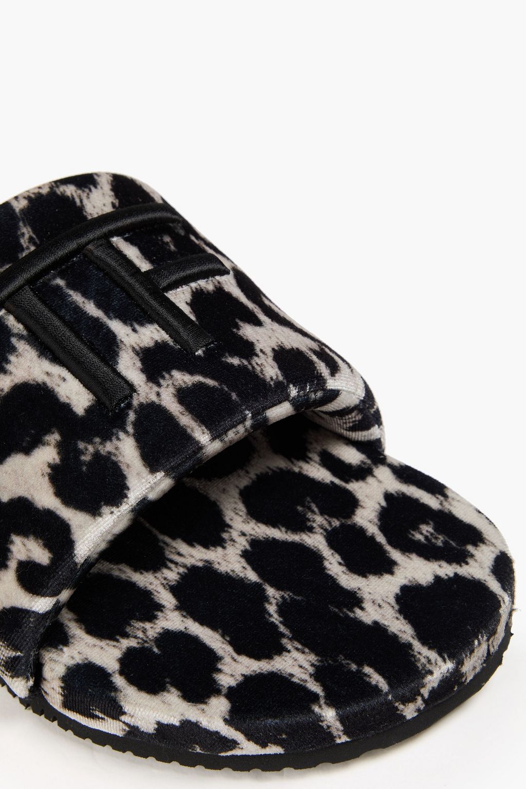 TOM FORD Leopard-print velvet slides | THE OUTNET