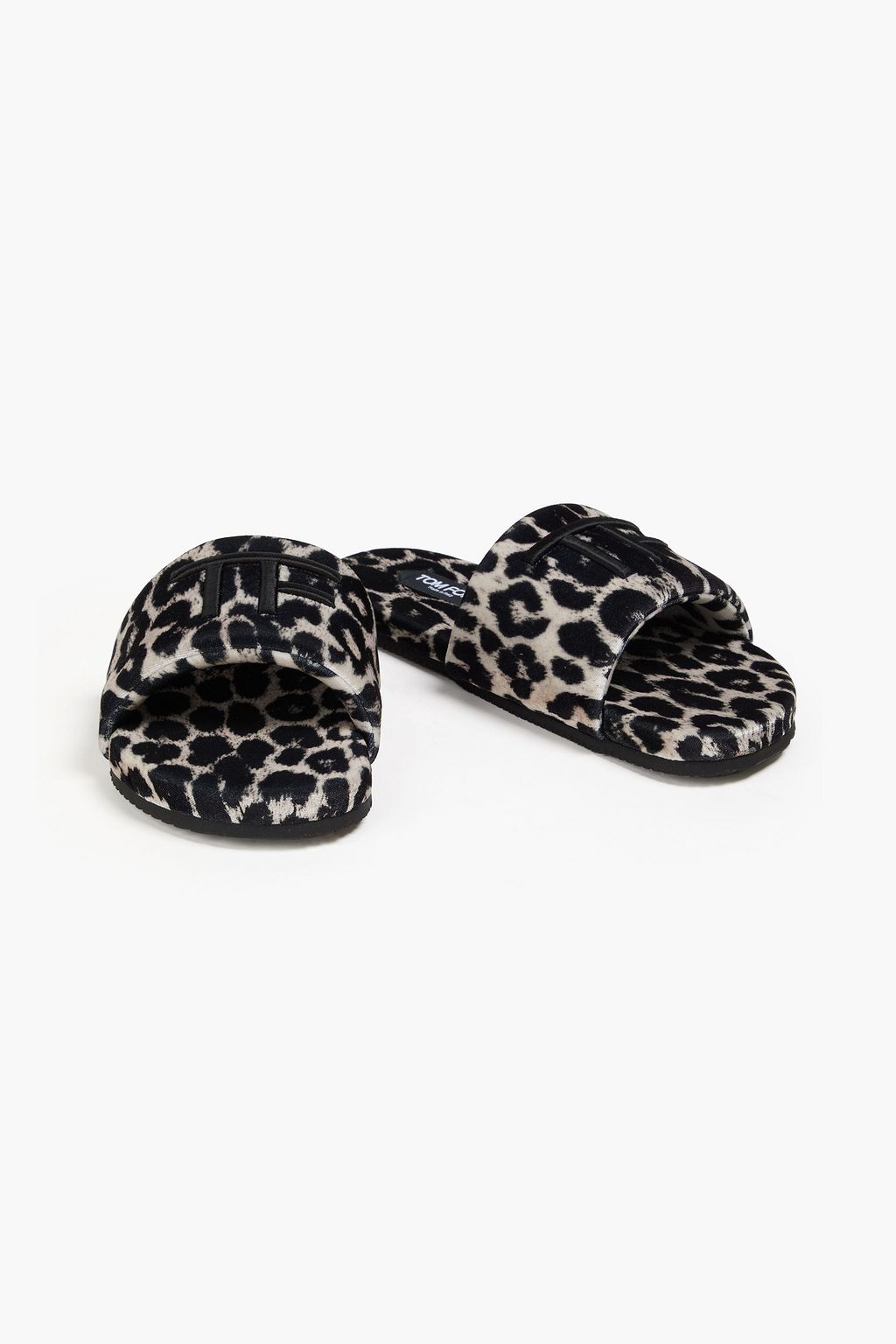 TOM FORD Leopard-print velvet slides | THE OUTNET