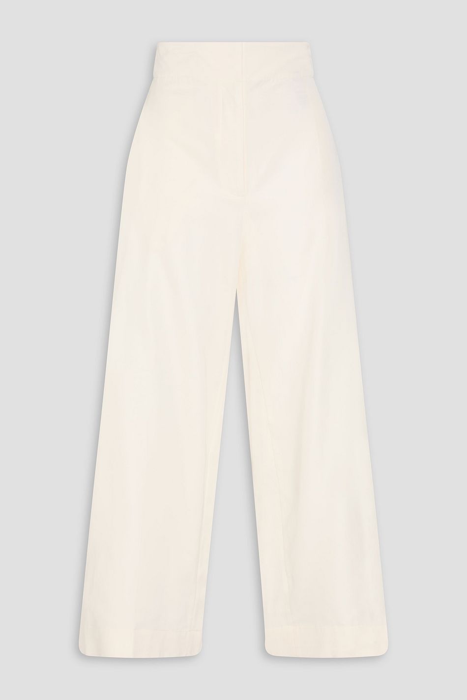 JOSEPH Thurlow silk and cotton-blend wide-leg pants | THE OUTNET