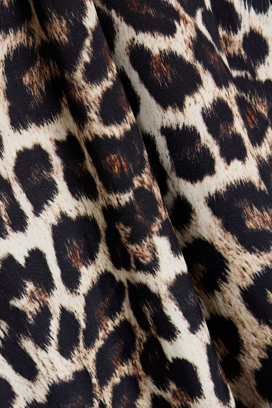 FARM RIO Ruched leopard-print satin midi dress | THE OUTNET