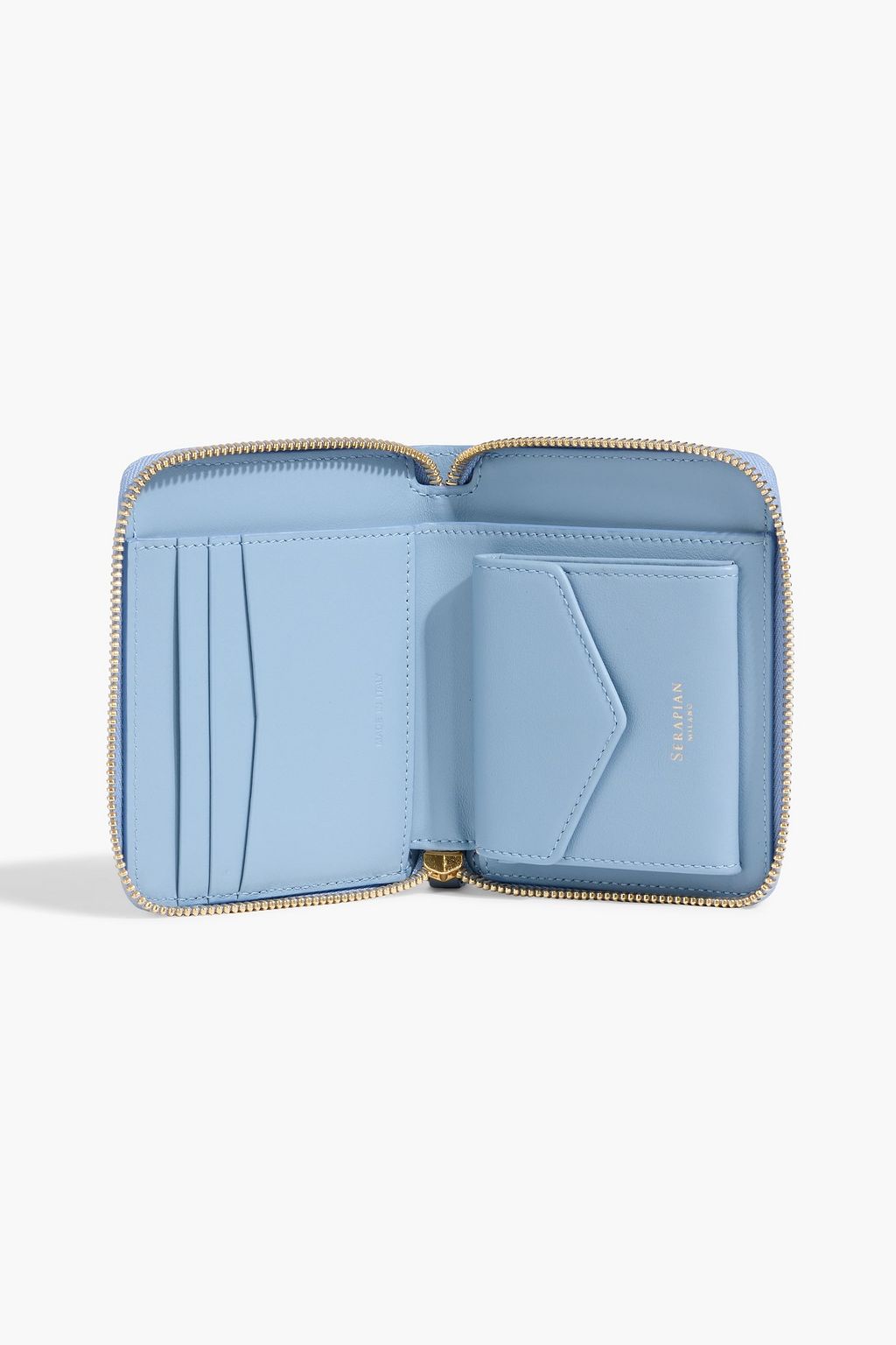 SERAPIAN Mosaico woven leather wallet | THE OUTNET