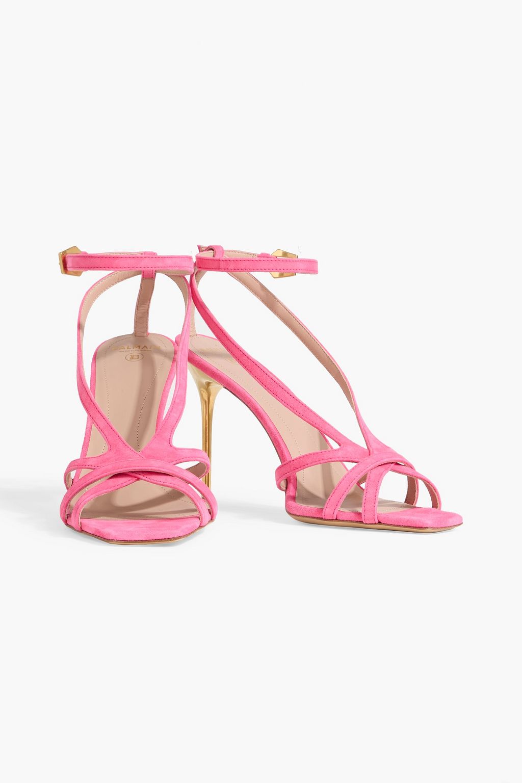 BALMAIN Ruby suede sandals | THE OUTNET