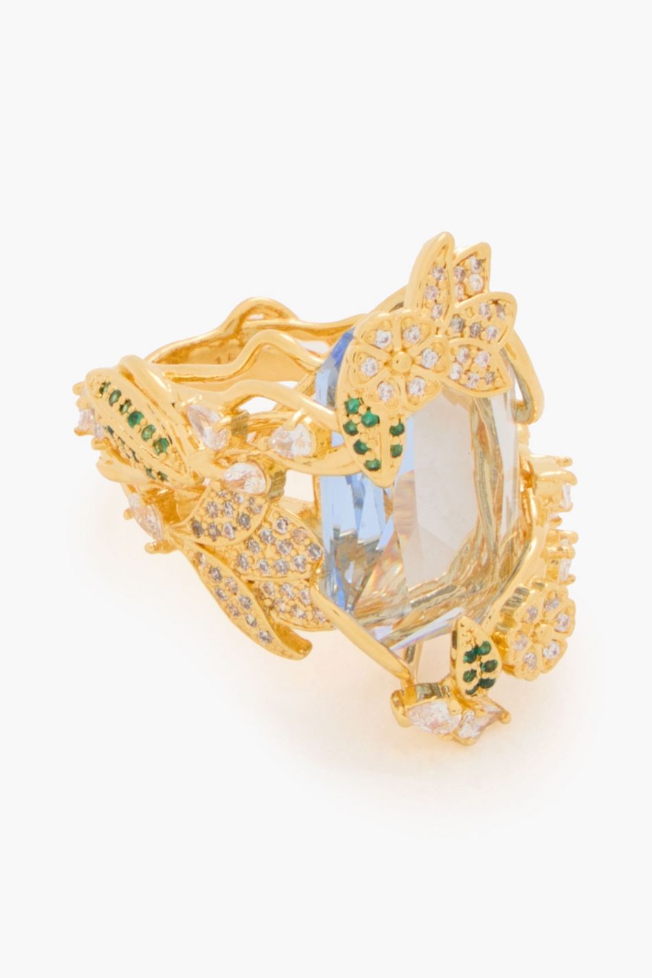ZIMMERMANN Gold-tone, stone and crystal ring | THE OUTNET