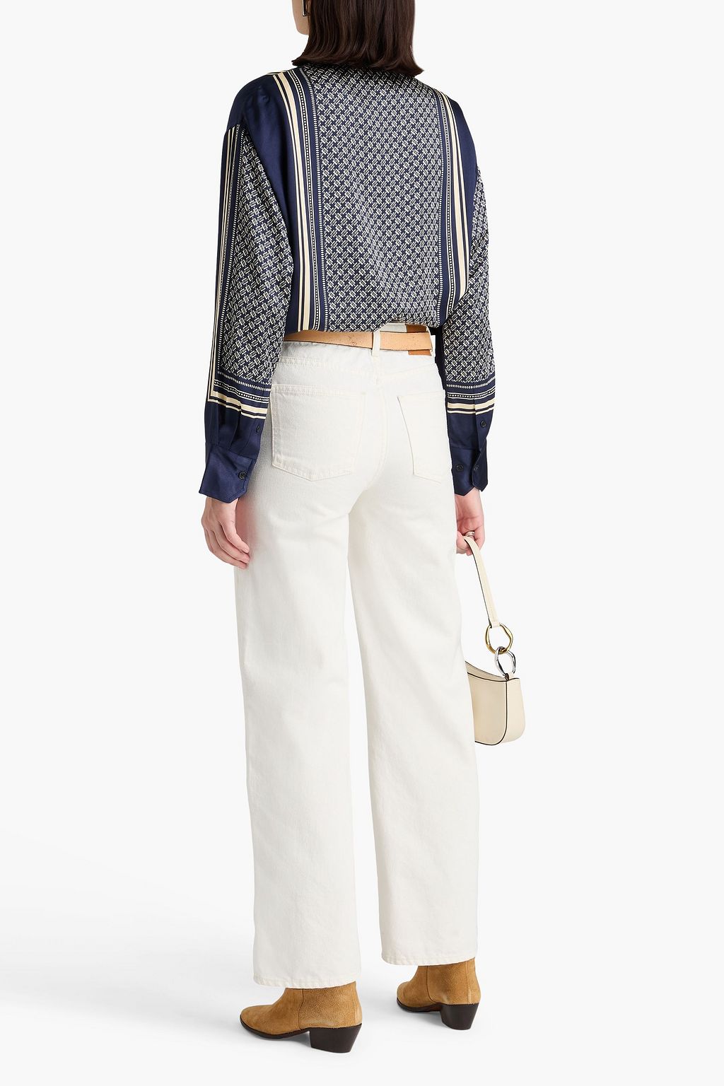 RAG & BONE Jessica printed satin shirt | THE OUTNET