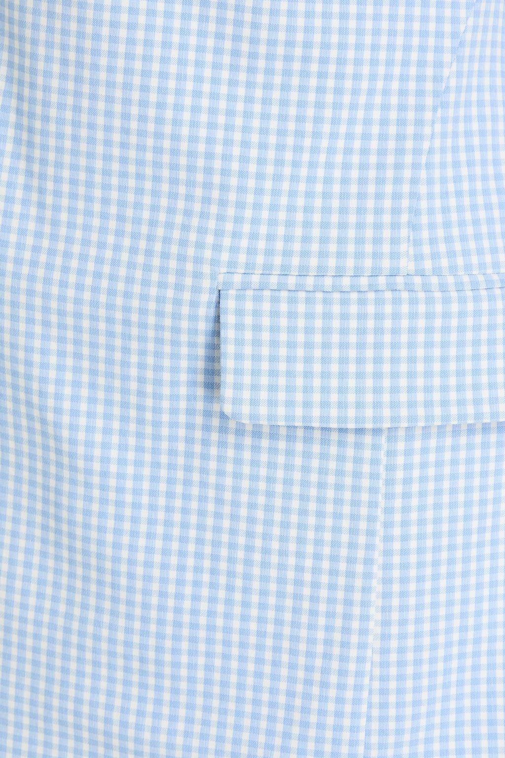 STAUD Walker checked stretch-crepe mini dress | THE OUTNET