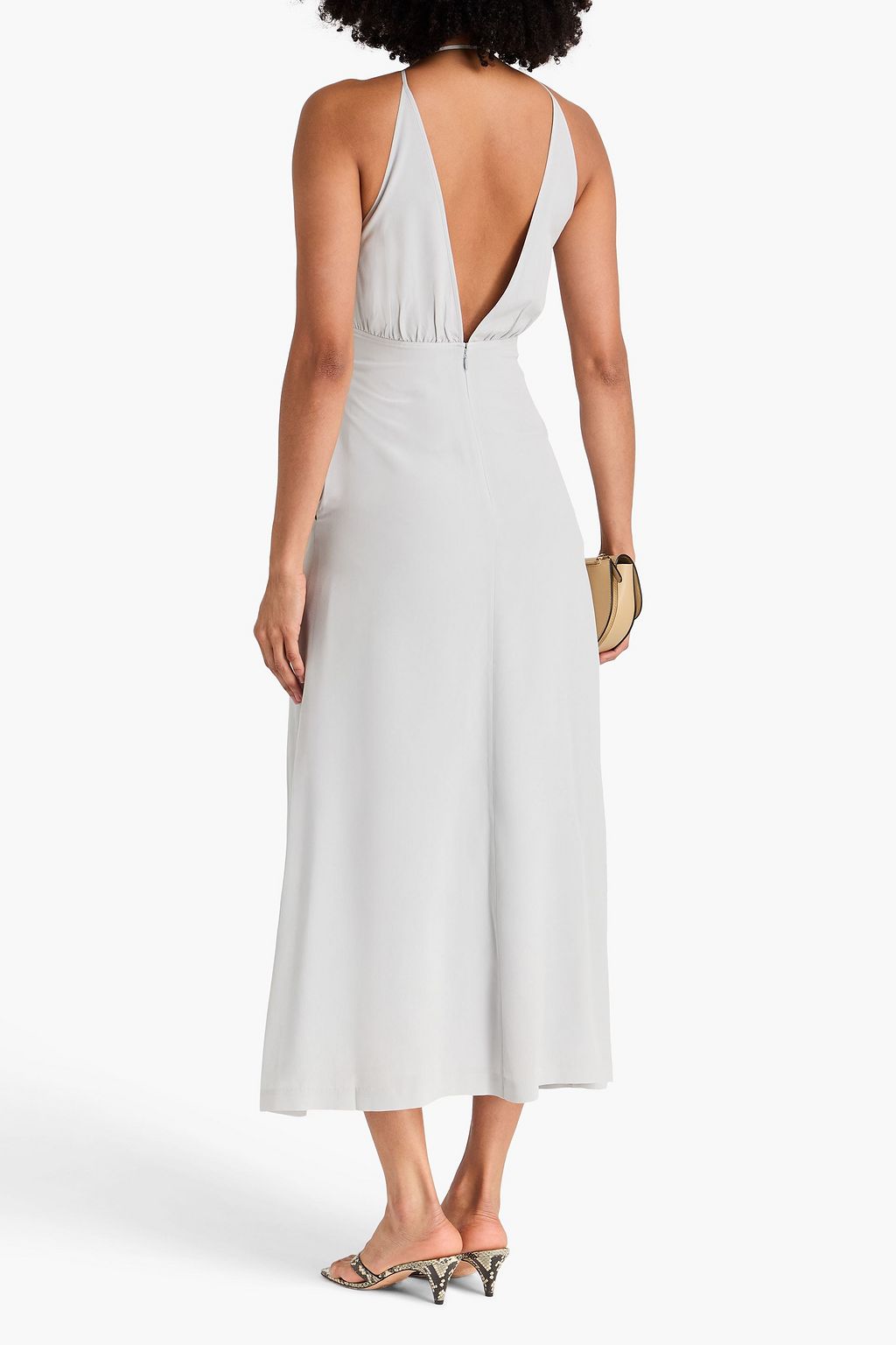 TOTEME Silk crepe de chine maxi dress | THE OUTNET