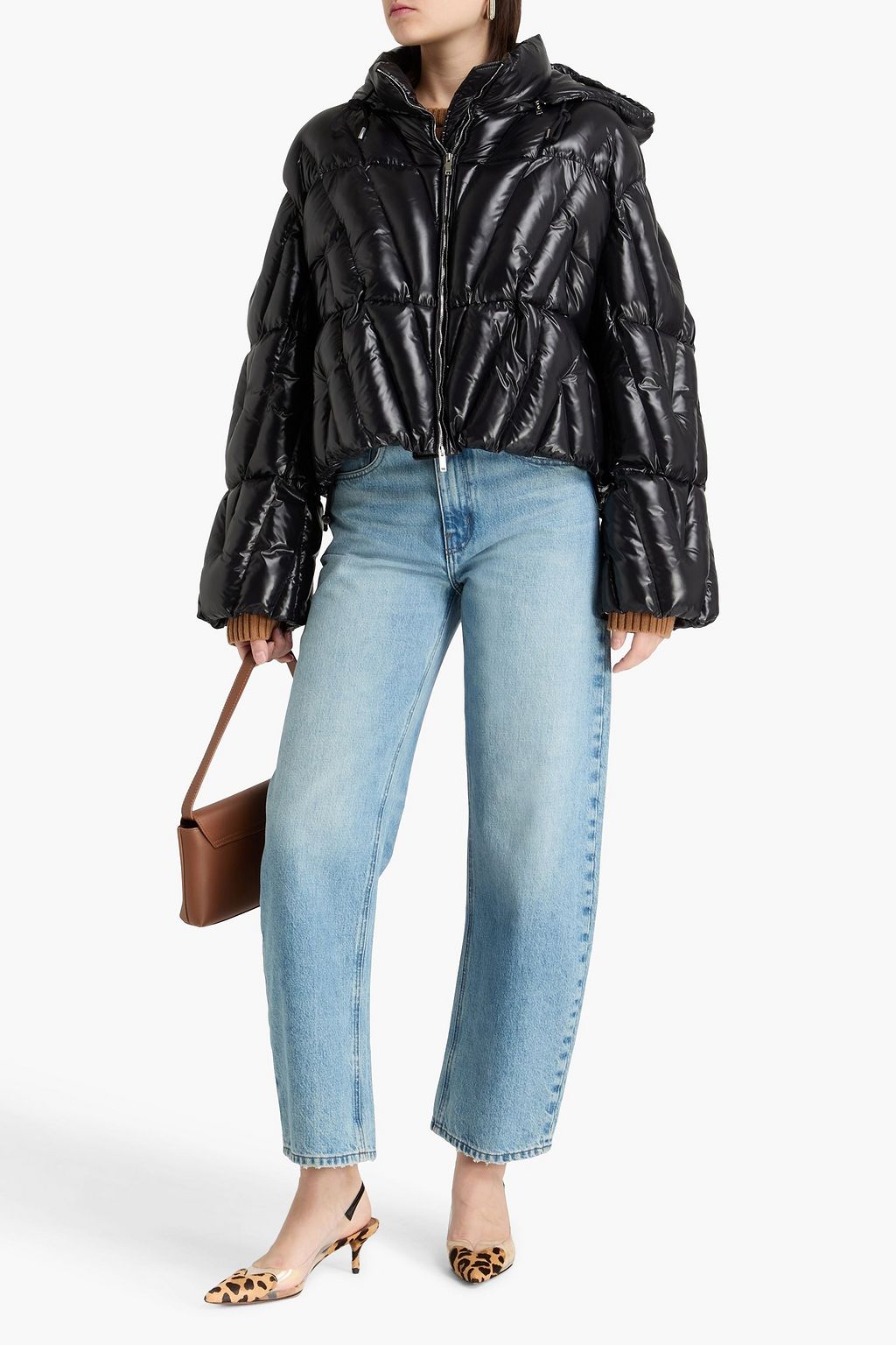 VALENTINO GARAVANI Quilted shell hooded jacket | THE OUTNET