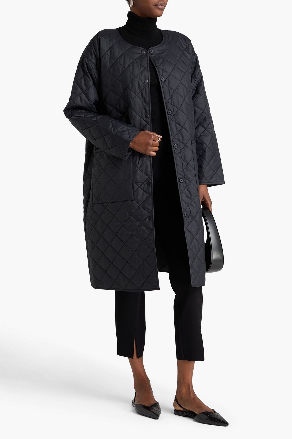 EILEEN FISHER Mantel aus gestepptem Shell | THE OUTNET