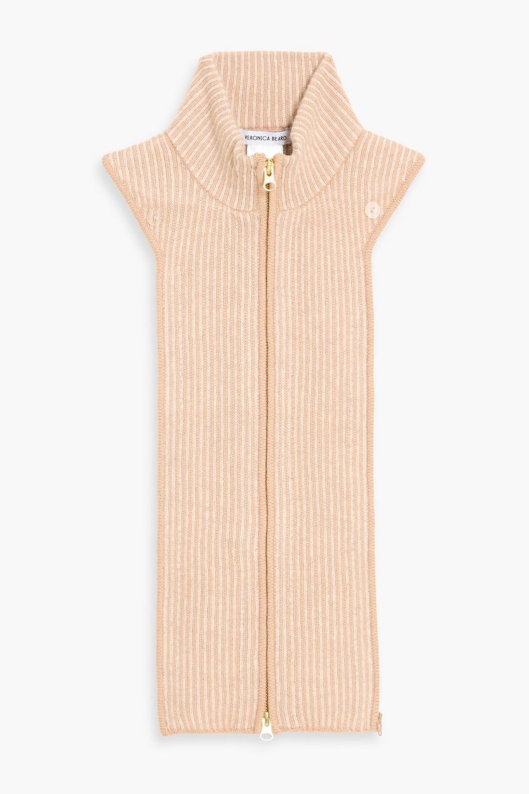 VERONICA BEARD Tripp jacquard-knit wool and cashmere-blend dickey | THE ...
