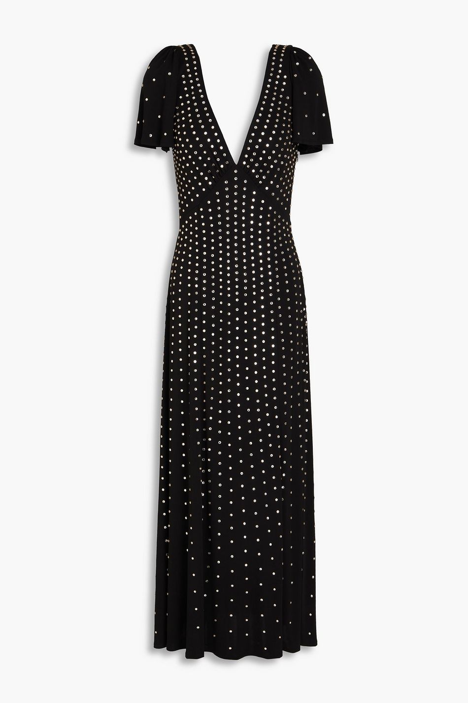 TEMPERLEY LONDON Comet crystal-embellished crepe maxi dress | THE OUTNET