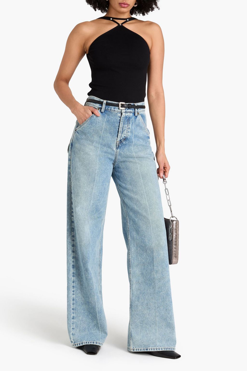 PETAR PETROV Hoch sitzende Jeans mit weitem Bein | THE OUTNET