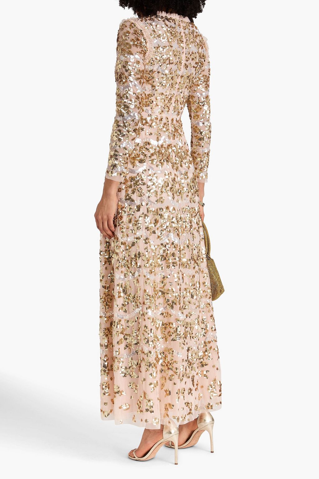 NEEDLE & THREAD Robe aus Tüll mit Pailletten | THE OUTNET