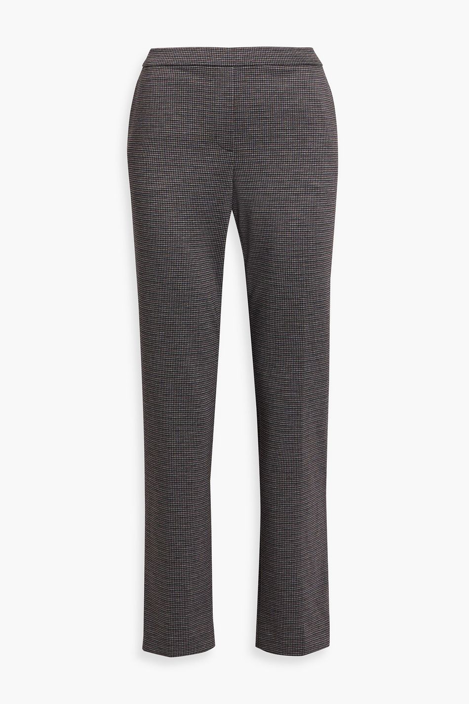 THEORY Treeca houndstooth cady slim-leg pants | THE OUTNET
