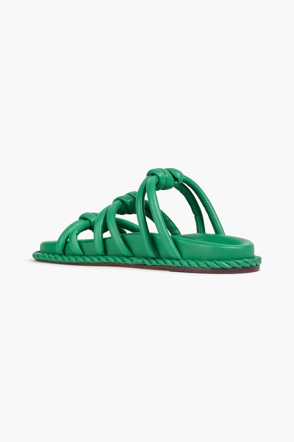 FARM RIO Knotted leather sandals | THE OUTNET