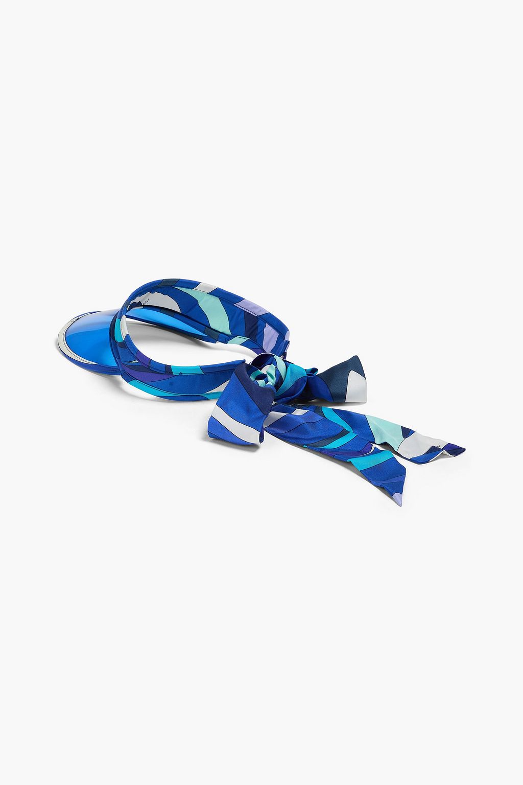 PUCCI Printed PVC and silk-twill visor | THE OUTNET